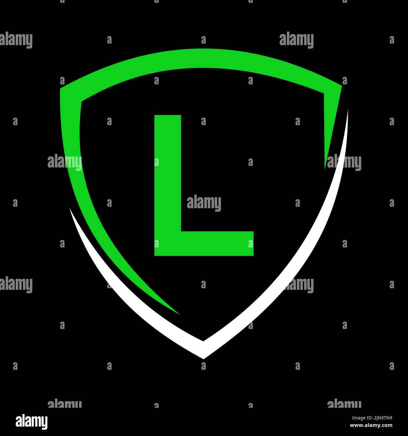 Shield letter l hi-res stock photography and images - Alamy