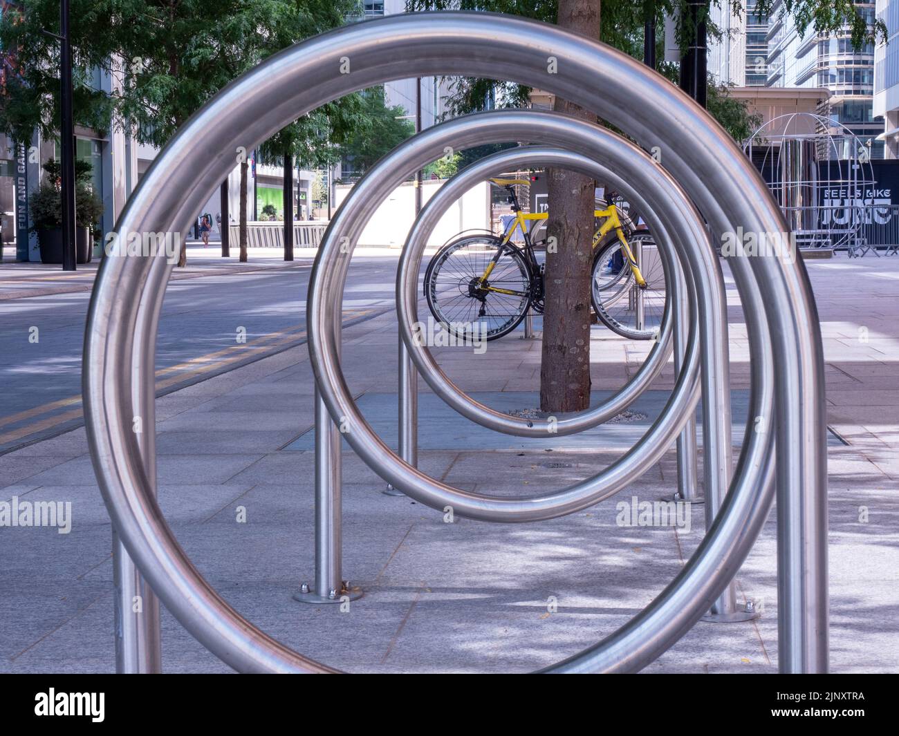 Circular cycle racks hi-res stock photography and images - Alamy
