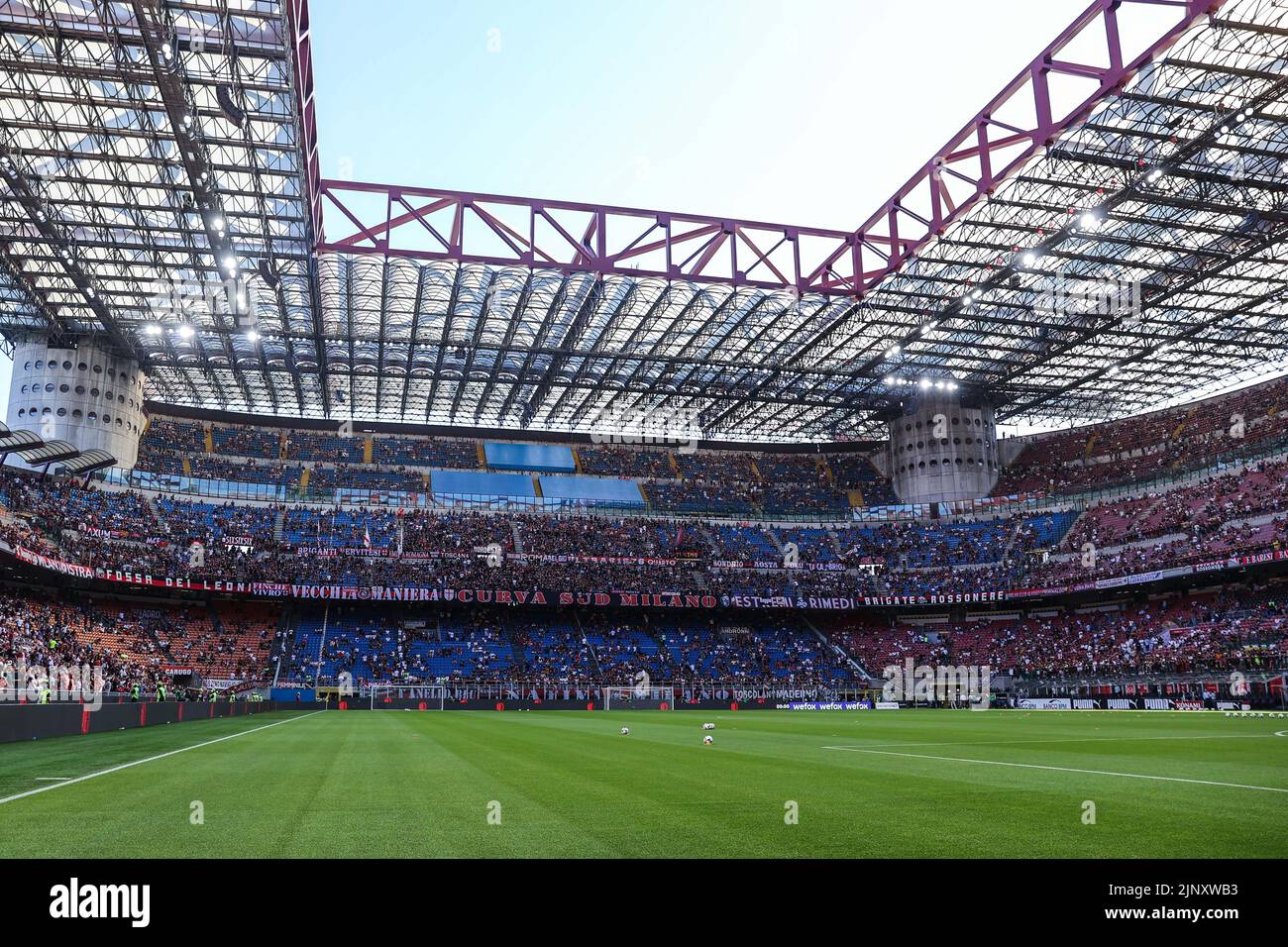 A general view inside the stadium during the Serie A 2022/23 football ...