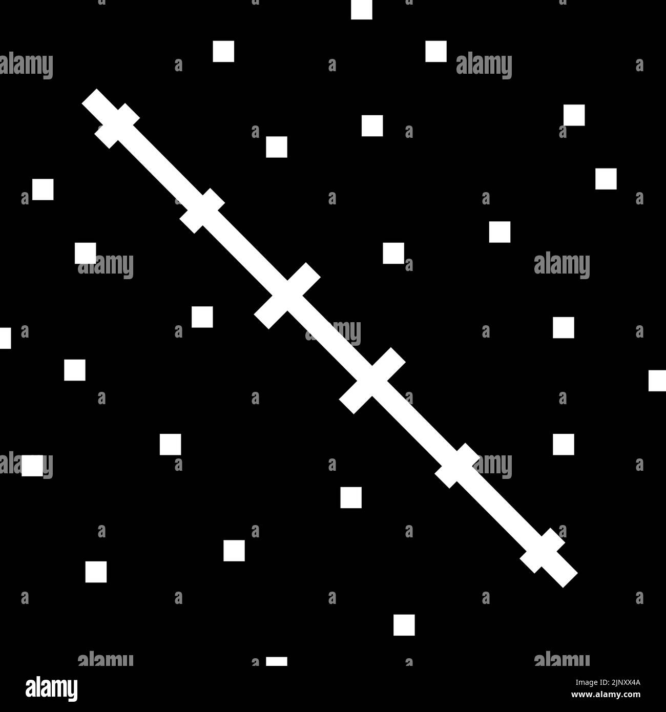 normal line scar glyph icon vector illustration Stock Vector Image ...