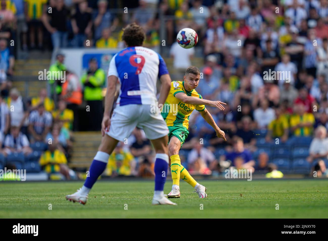 Conor Townsend #3 of West Bromwich Albion plays the ball upfield Stock ...