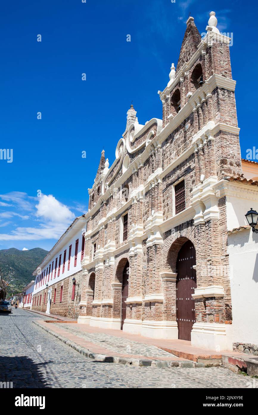 Historical Santa Barbara church built in 1726 at the beautiful colonial ...