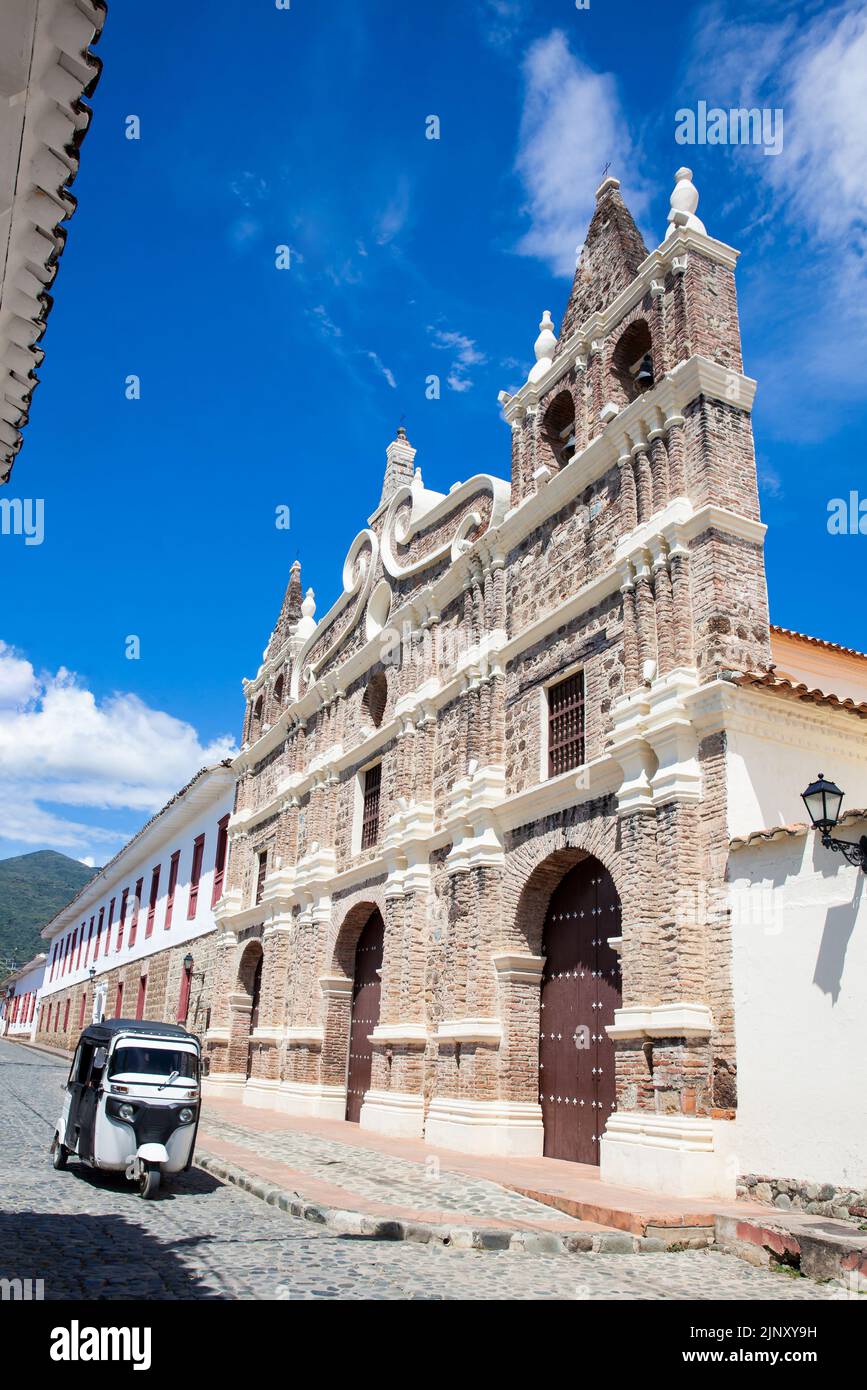 Historical Santa Barbara church built in 1726 at the beautiful colonial ...