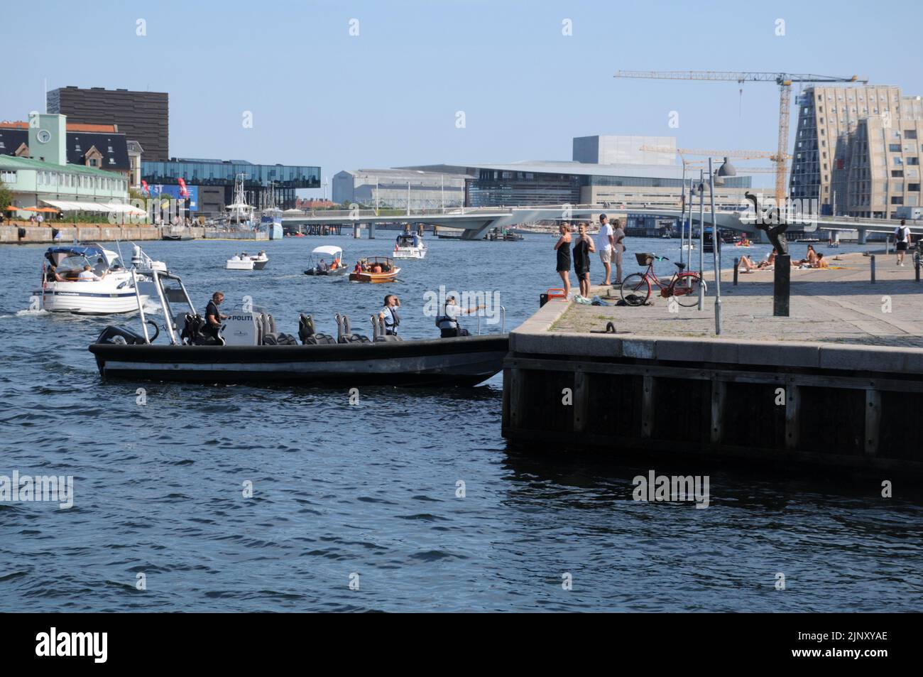 Copenhagen /Denmark/14 August 2022/ Danes and vacationers enjoy sun ...
