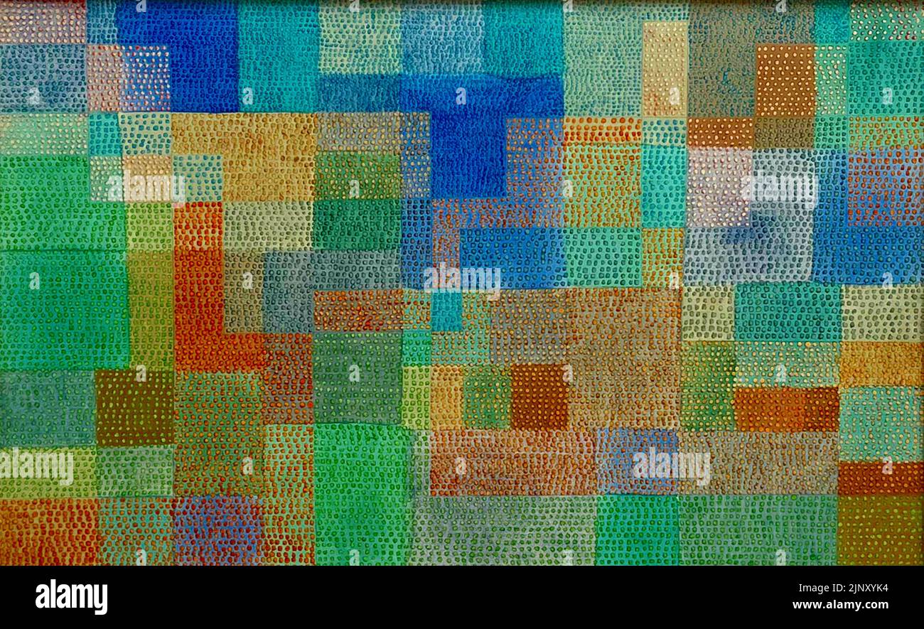 Paul Klee - Polyphony - 1932 Stock Photo - Alamy