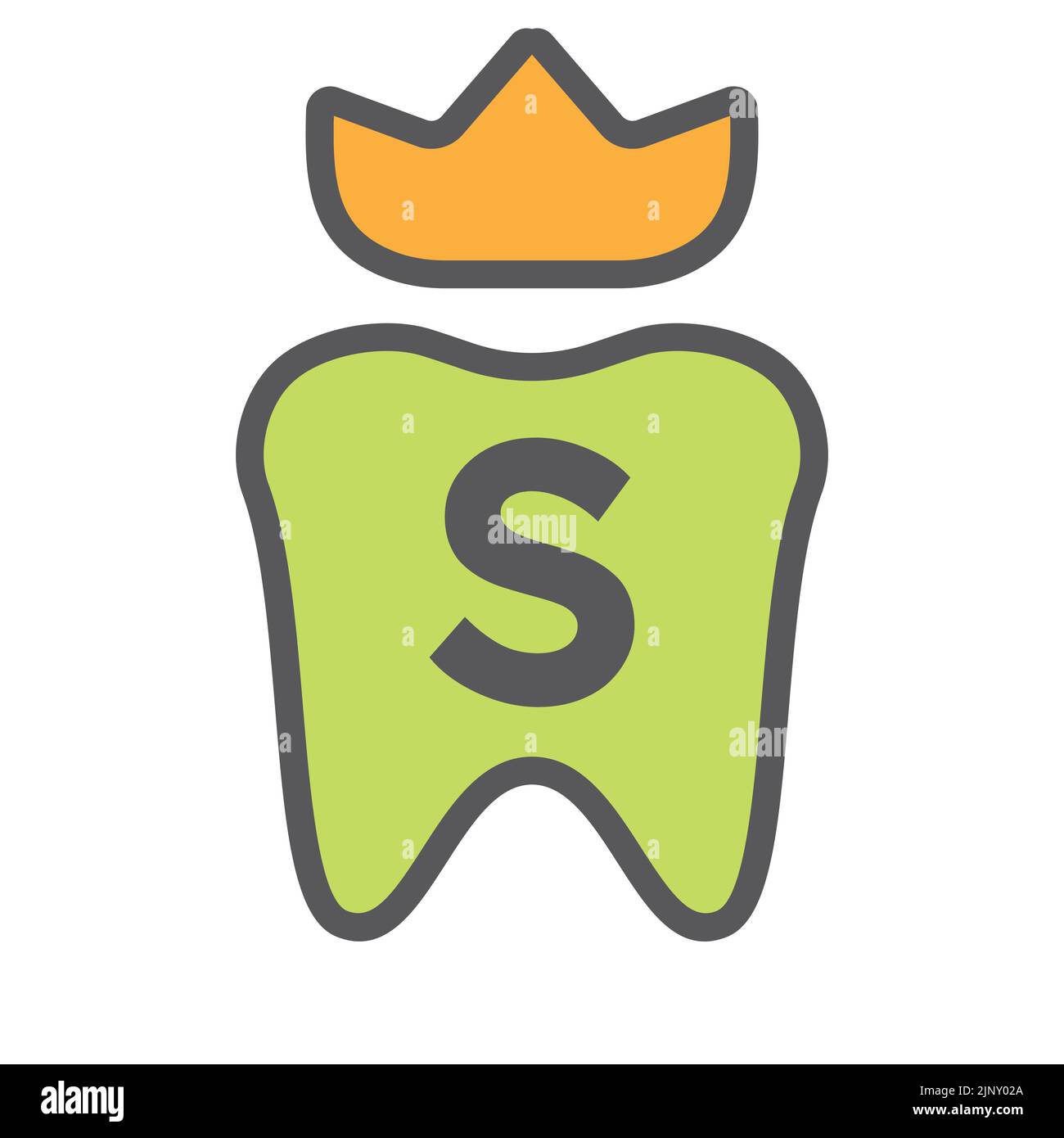 Dental Logo Design On Letter S Crown Symbol. Dental Care Logo Sign ...