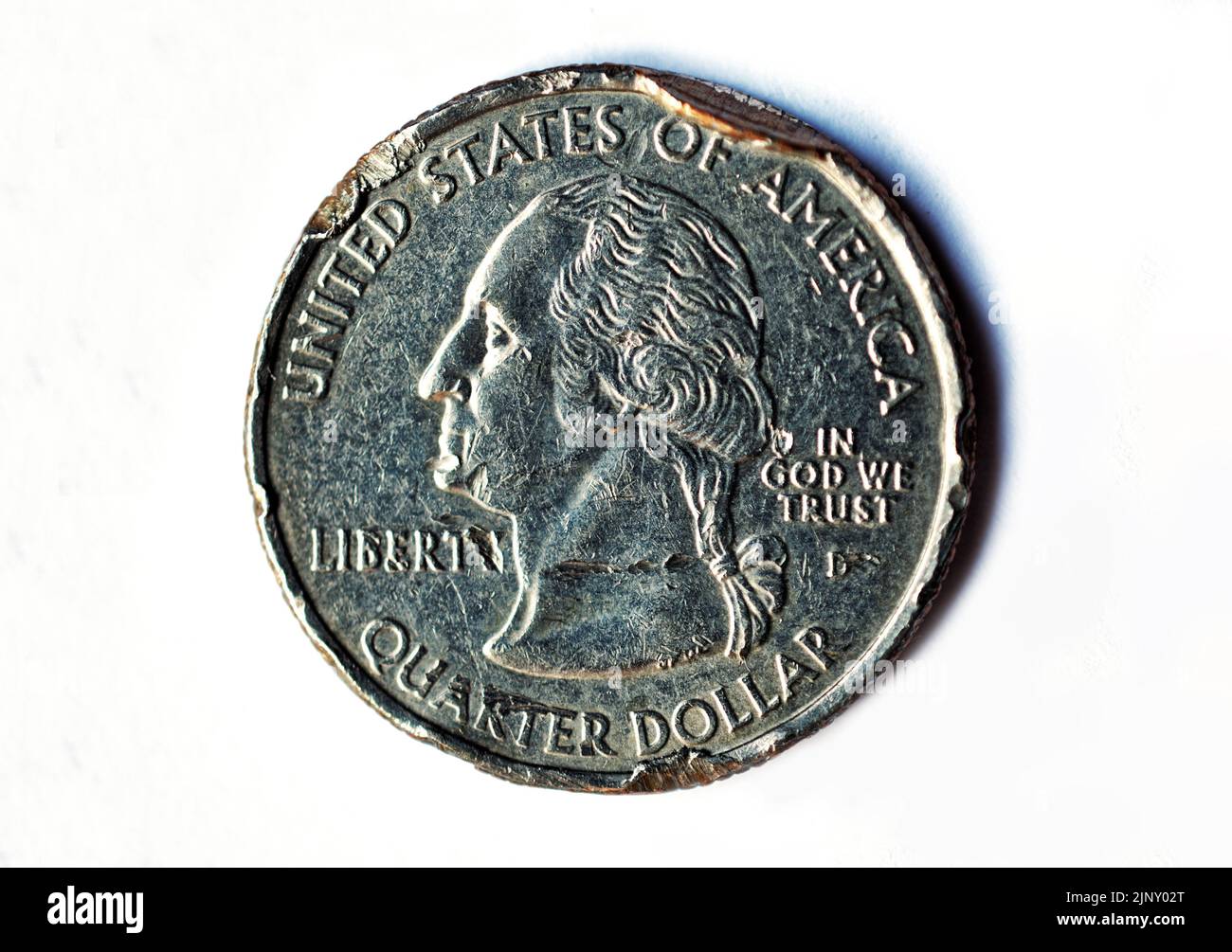 Photo coins USA, 2005, Quarter dollar, Oregon Stock Photo - Alamy
