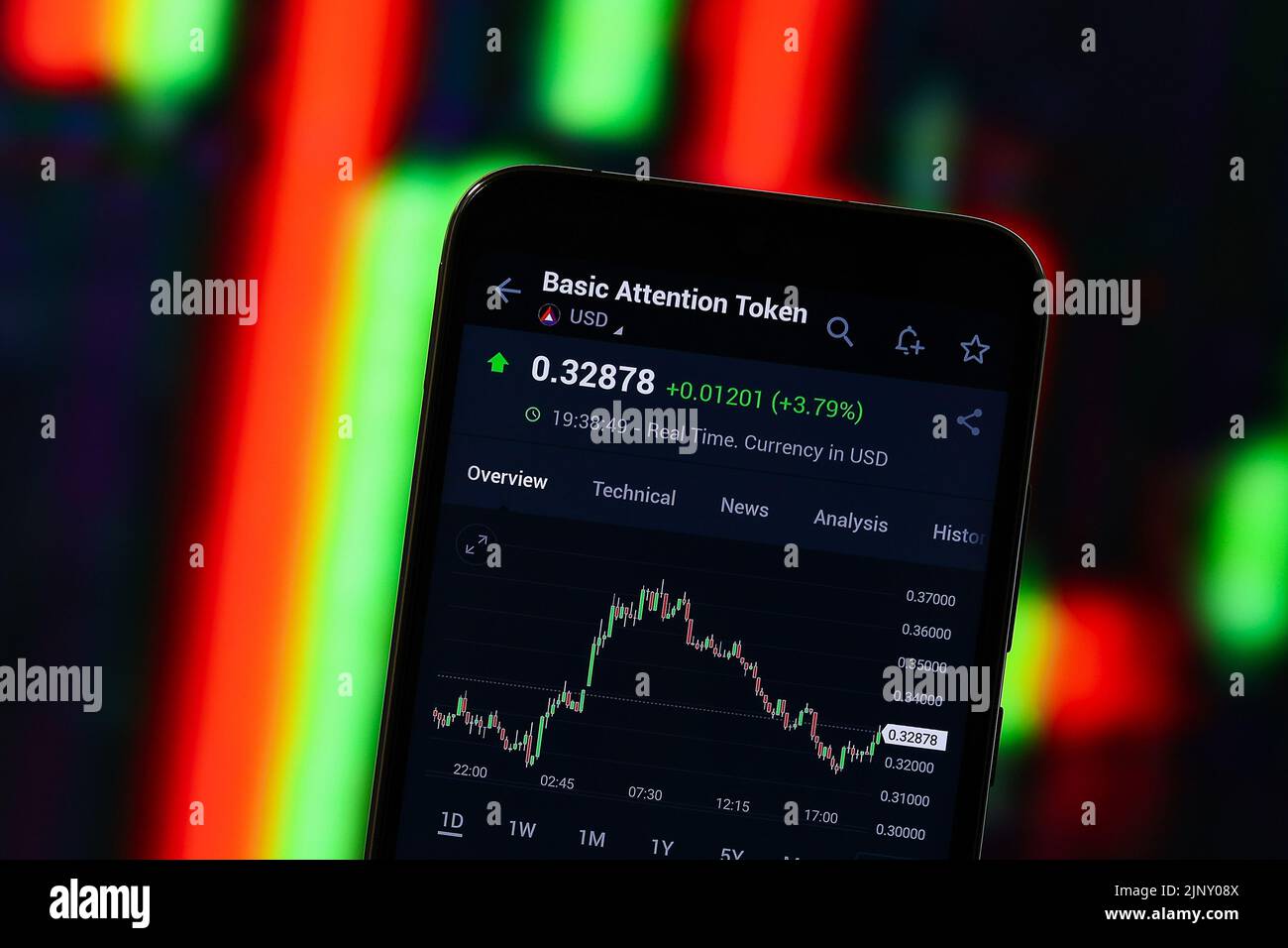 Basic Attention Token (BAT) editorial. Illustrative photo for news ...