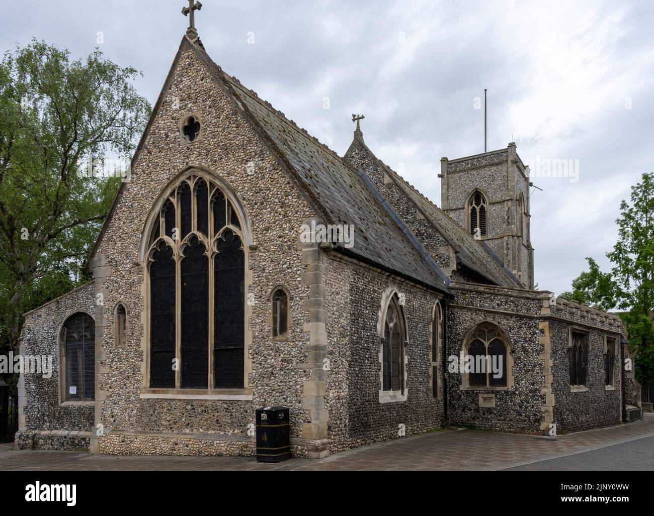 St Cuthbert's Church, King Street, Thetford, Norfolk, England, UK Stock ...