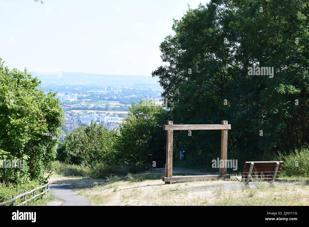 viewing area with a frame Stock Photo - Alamy