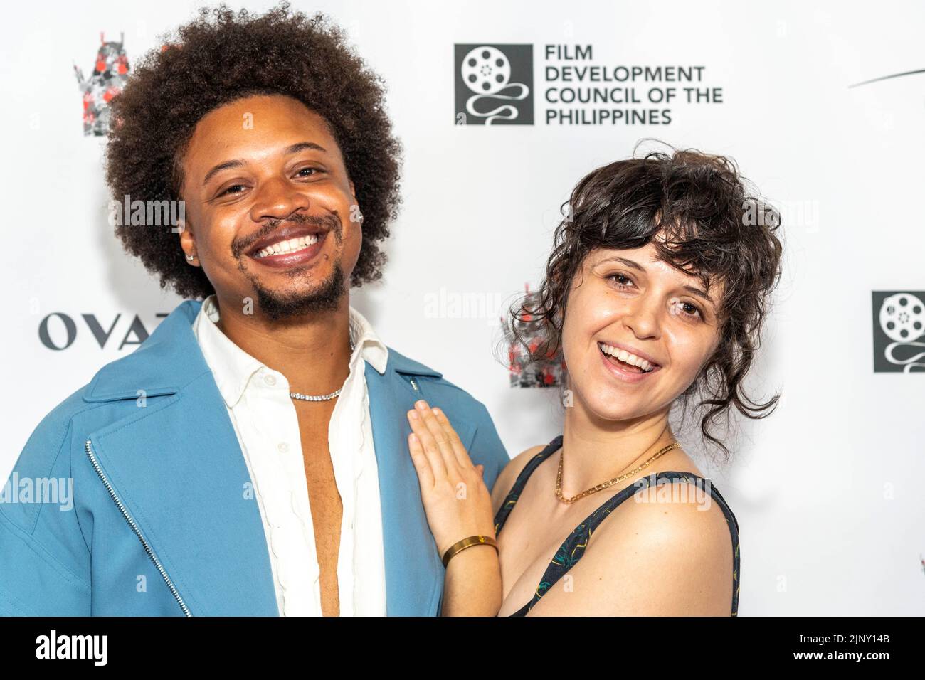 Hollywood, USA. 13th Aug, 2022. Terrence Mackey, Alexandra Stergiou ...
