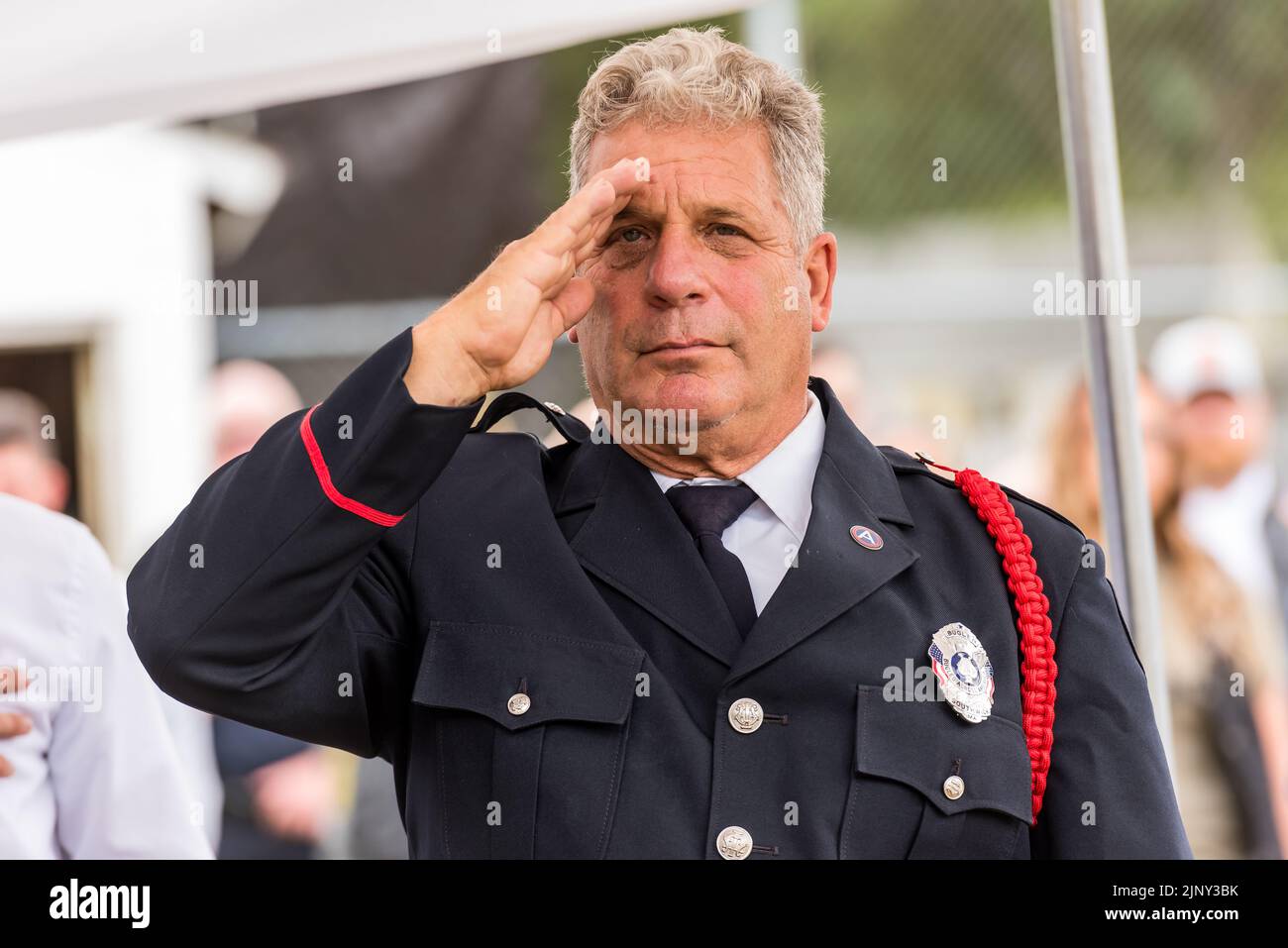 Dalton, Massachusetts. 13th August, 2022. Gathering to commemorate the tragic Screaming Eagles ...