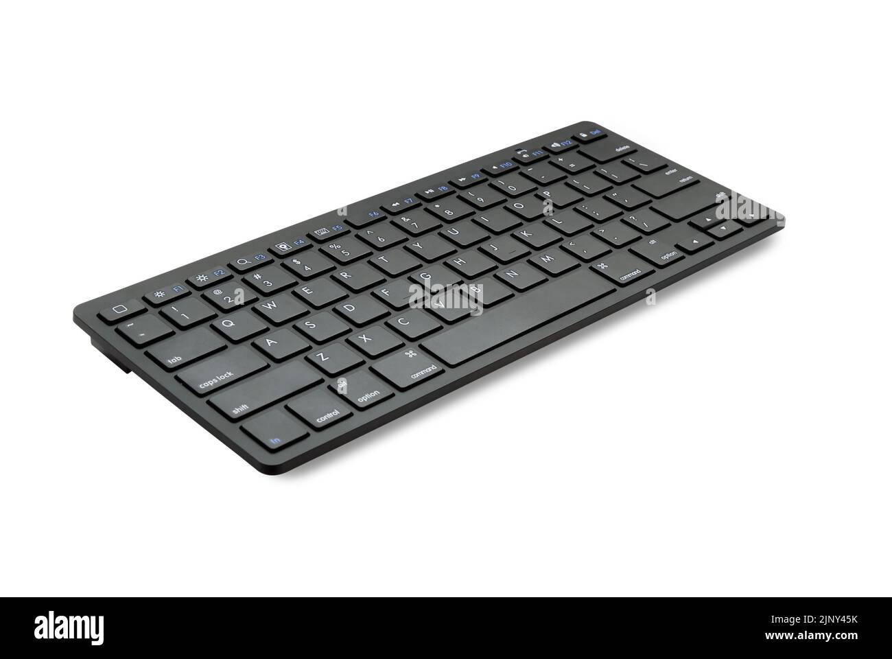 Bluetooth computer keyboard isolated cut out on white Stock Photo - Alamy