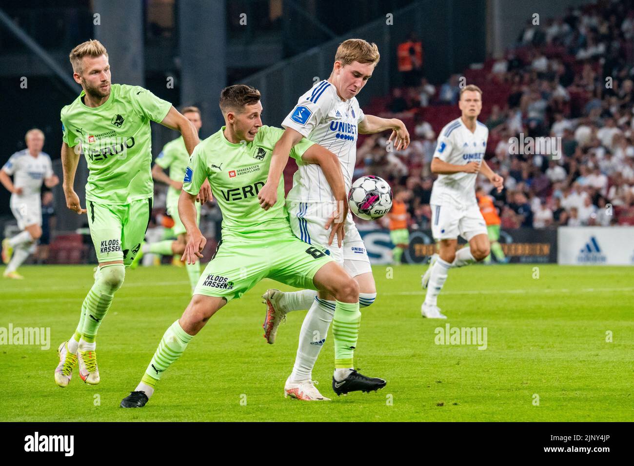 Copenhagen, Denmark. 12th, August 2022. Lasse Berg Johnsen (6) of ...