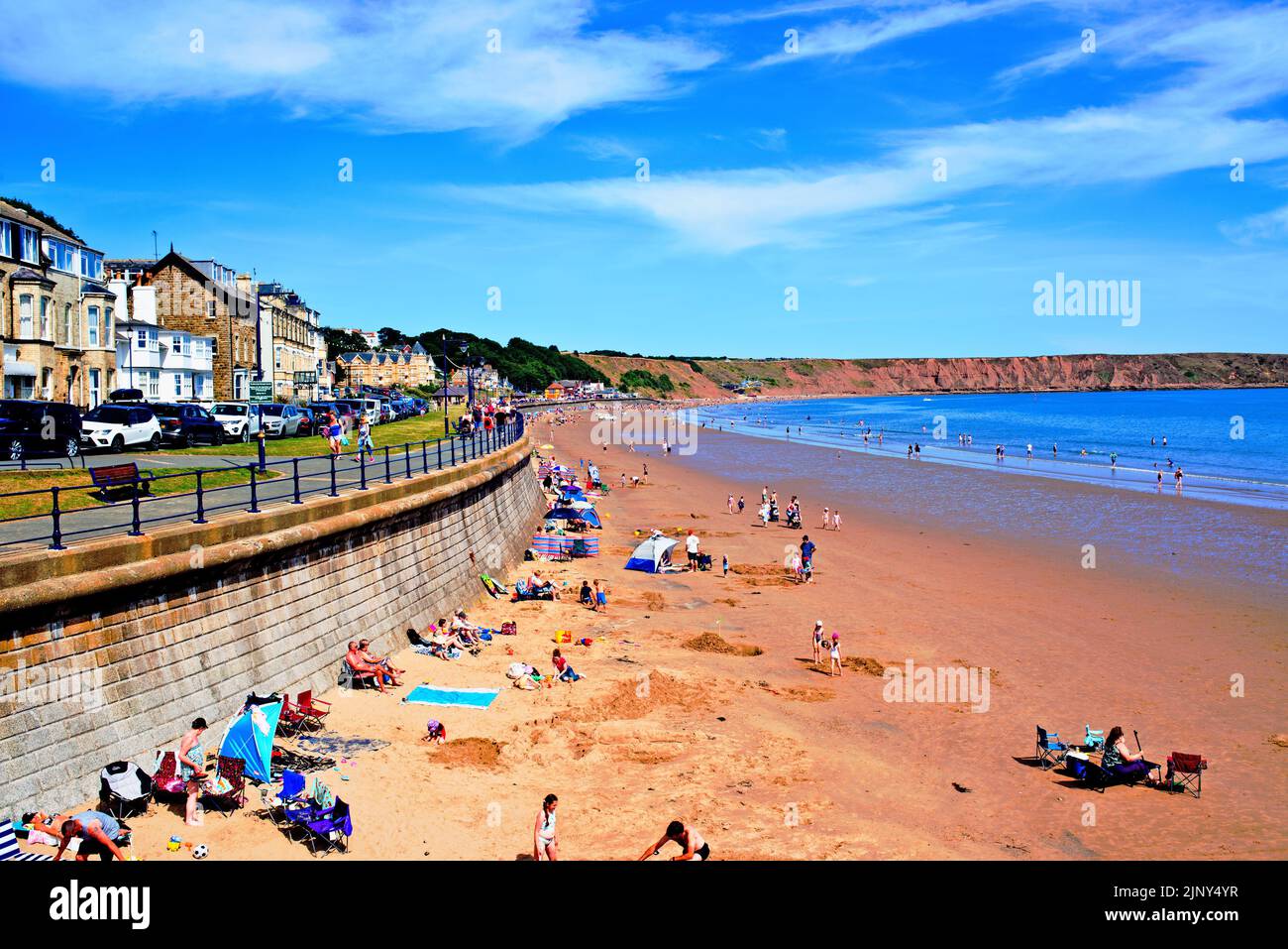 Seafront, Filey, North Yorkshire, England Stock Photo - Alamy