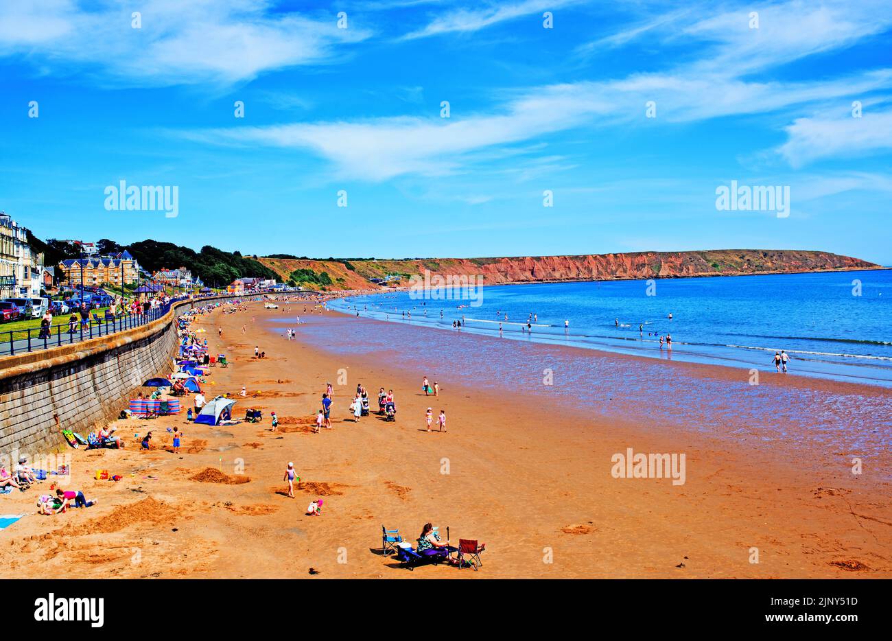 Seafront, Filey, North Yorkshire, England Stock Photo - Alamy