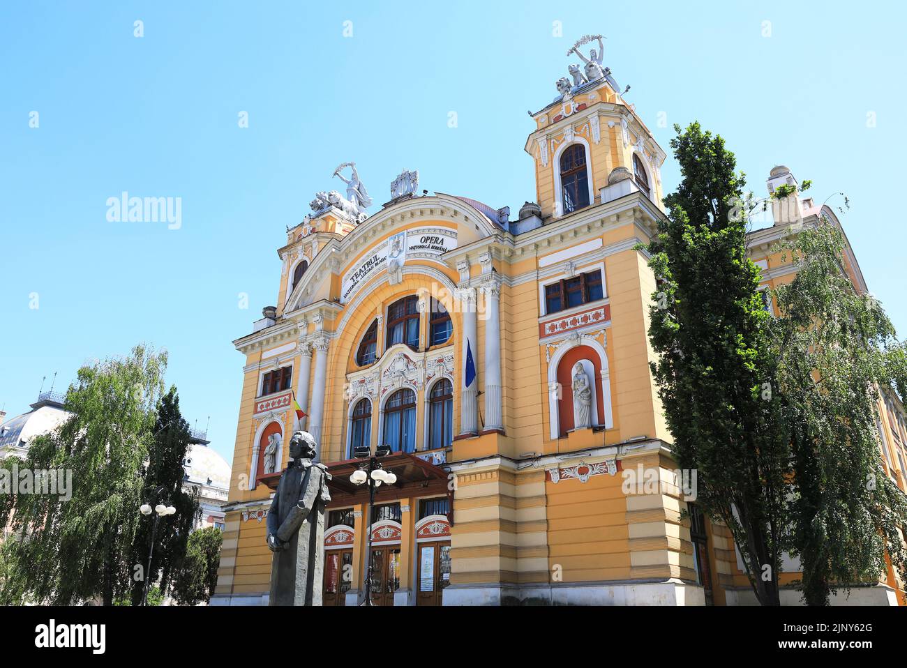 The Romanian National Opera Cluj-Napoca, showing opera and ballet, in ...