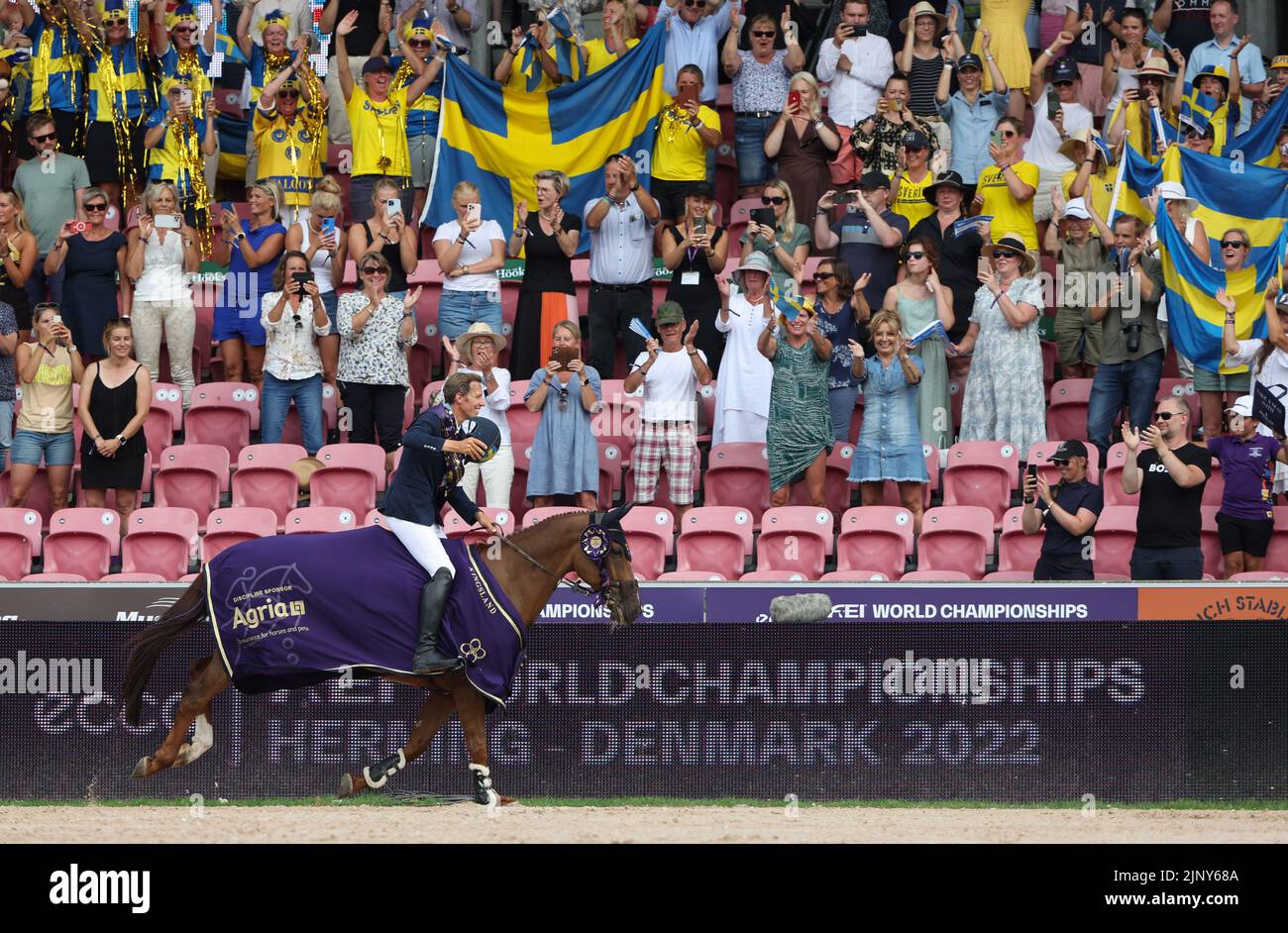Herning, Denmark. 14th Aug, 2022. Equestrian sport, world championship ...