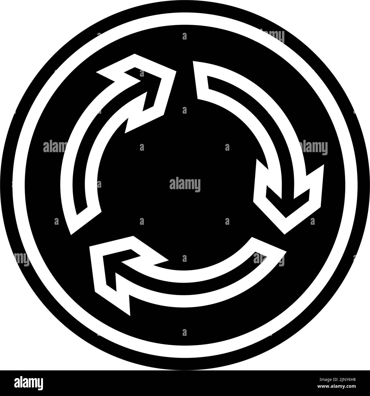 Driving roundabout Black and White Stock Photos & Images - Alamy