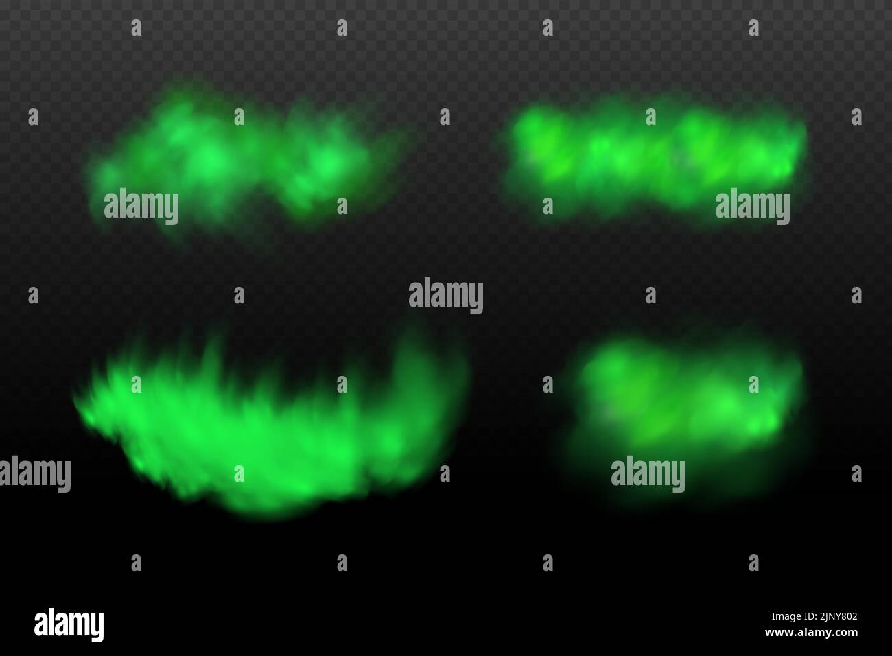 Realistic vector isolated on transparent background. Dust green ...