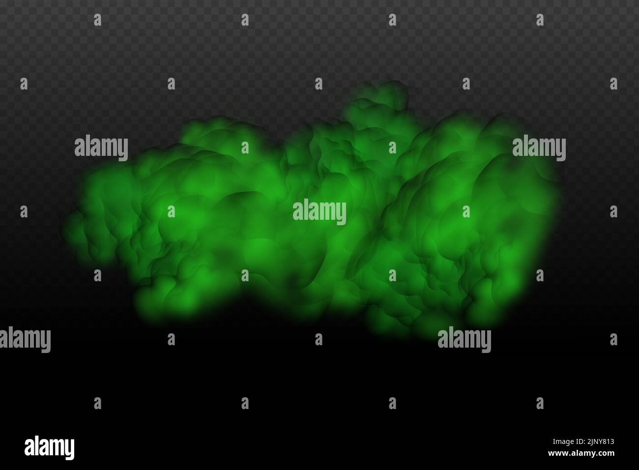 Realistic vector isolated on transparent background. Dust green ...