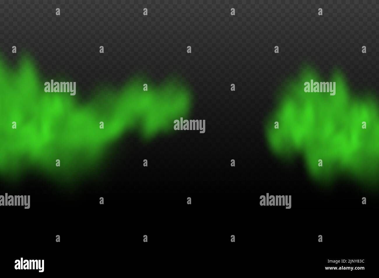 Realistic vector isolated on transparent background. Dust green ...