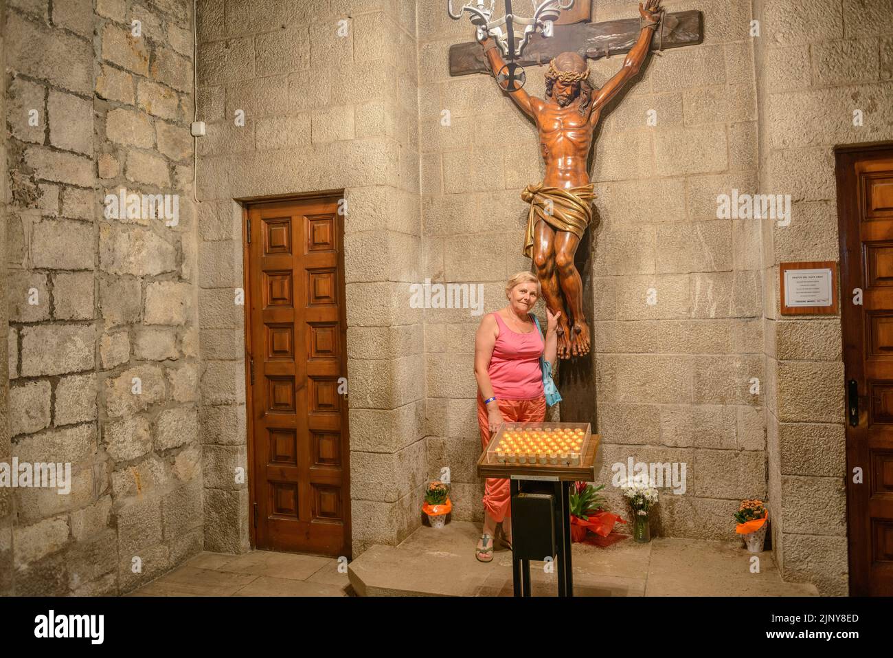 Woman crucified hi-res stock photography and images - Alamy