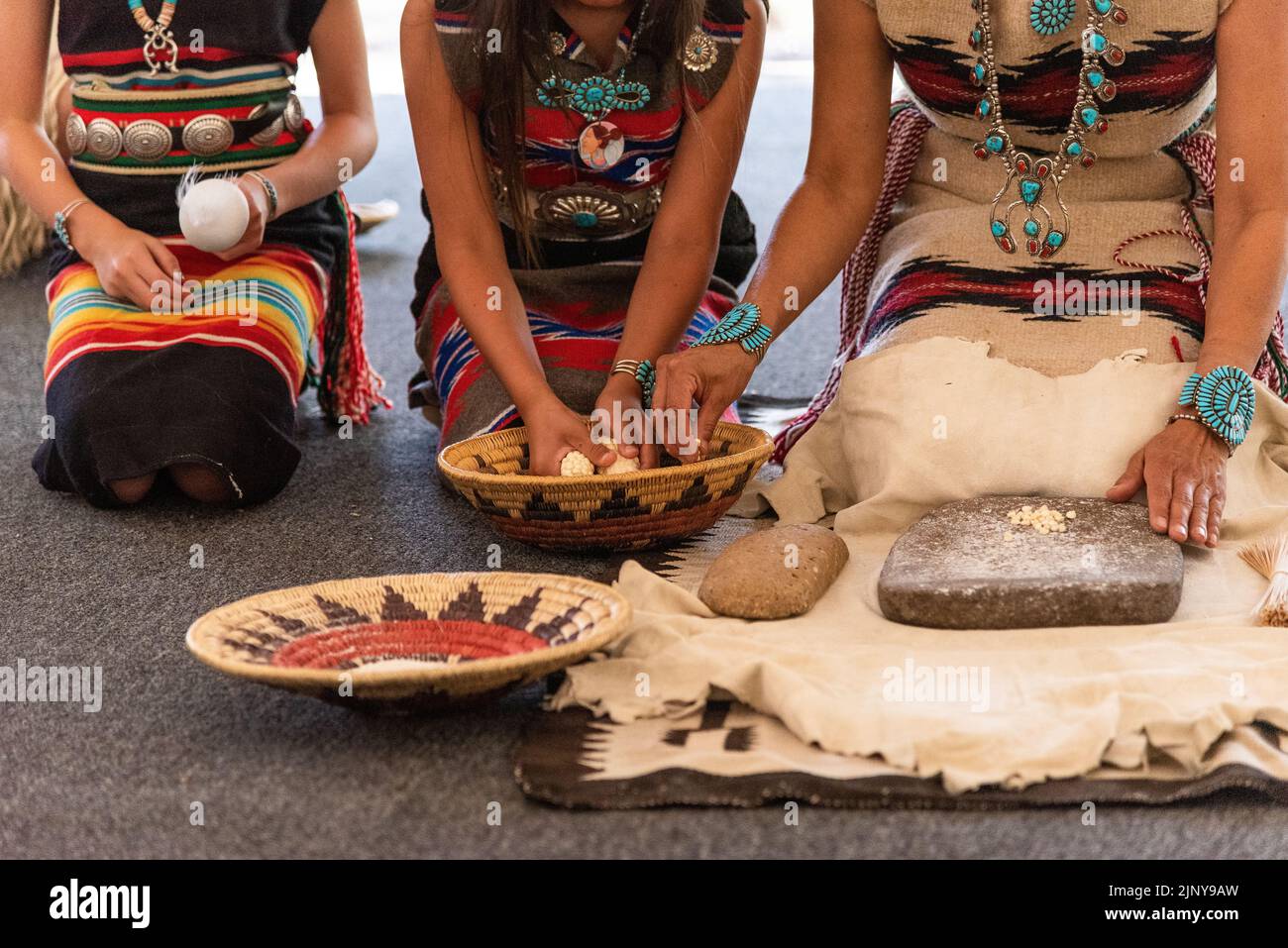 Jones Benally Family performing at the 70th Annual Navajo Festival of ...