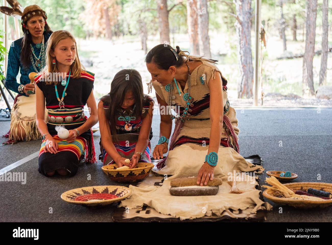 Jones Benally Family performing at the 70th Annual Navajo Festival of ...