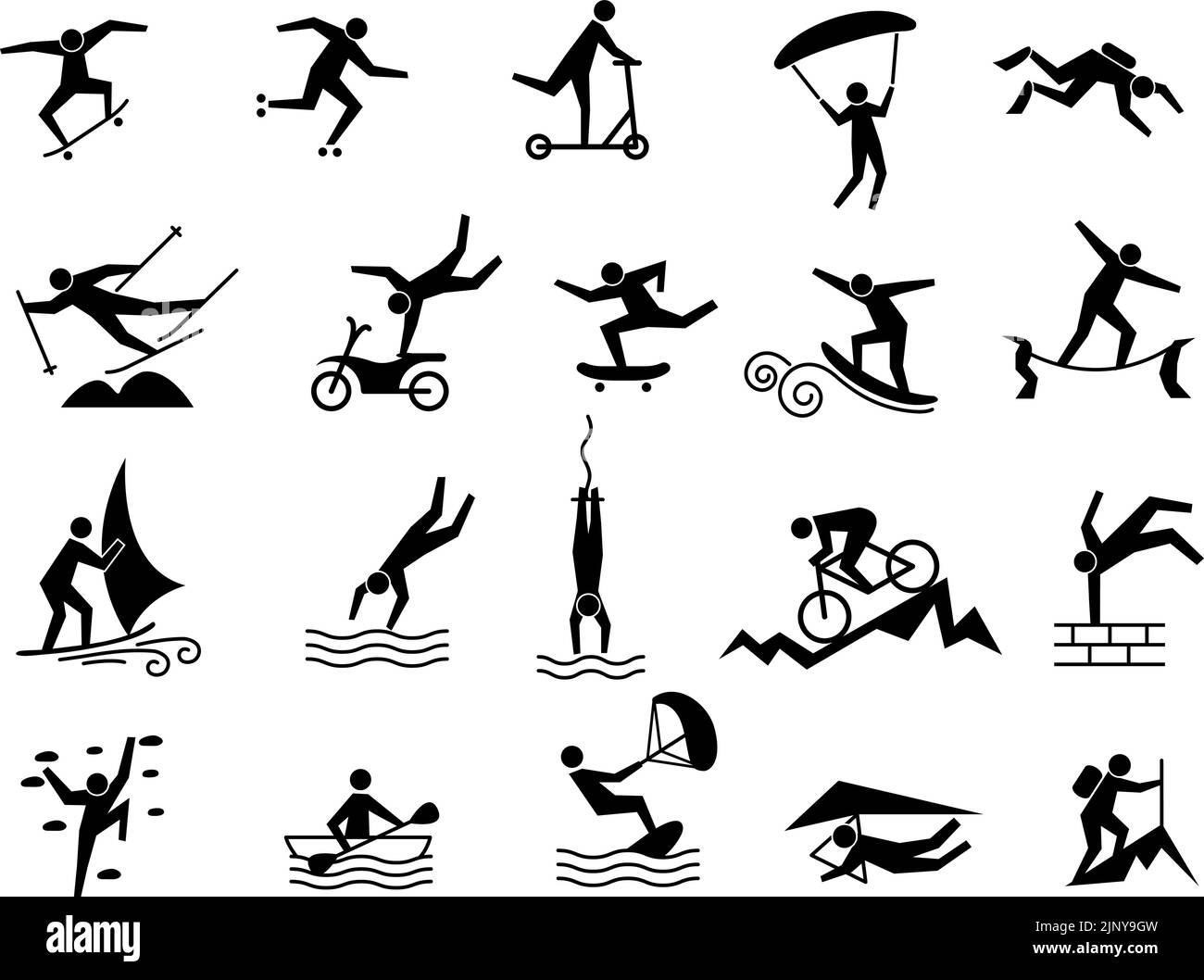 Walking biking Stock Vector Images - Alamy