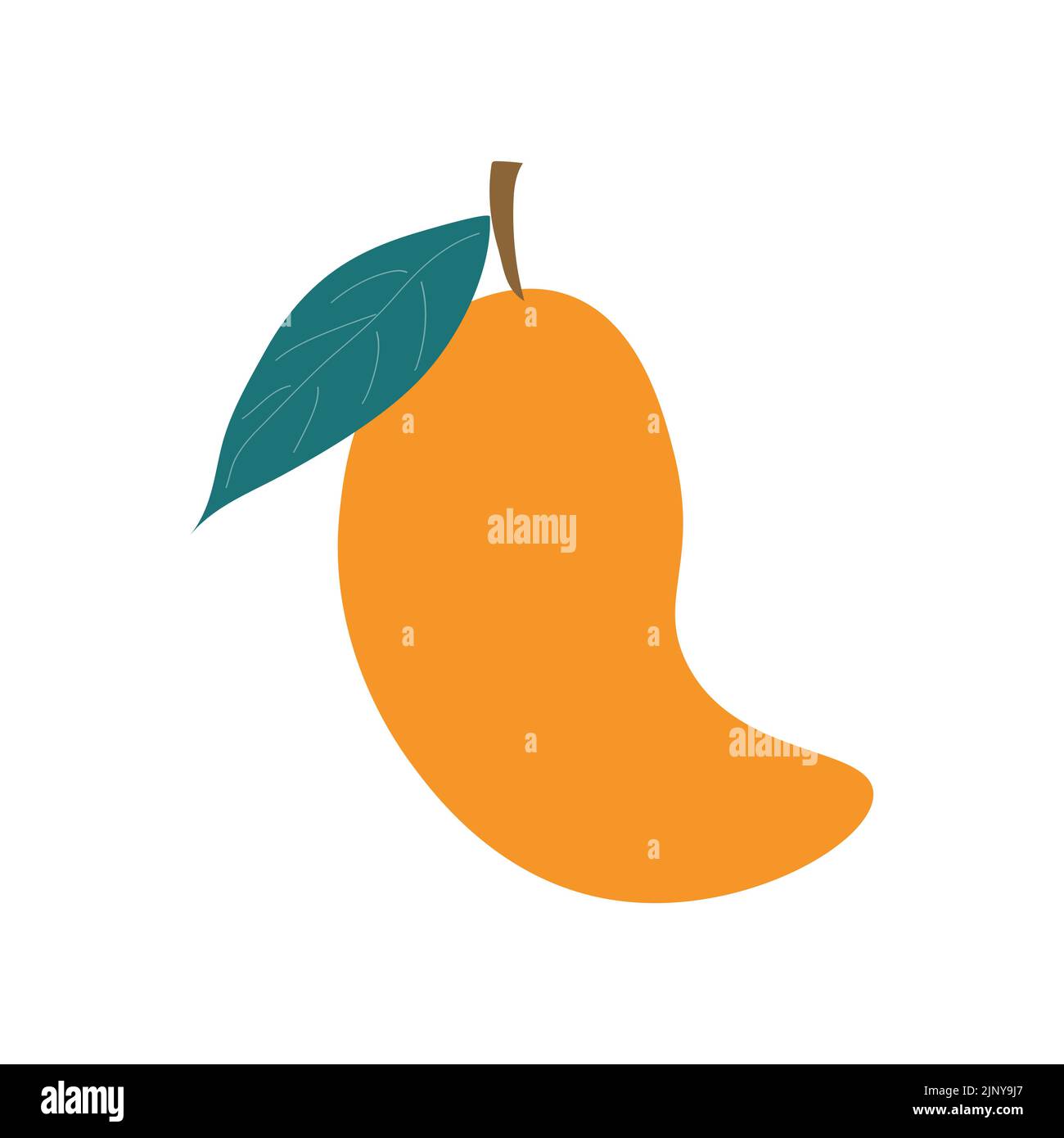 Orange mango fruit juice Stock Vector Images - Alamy