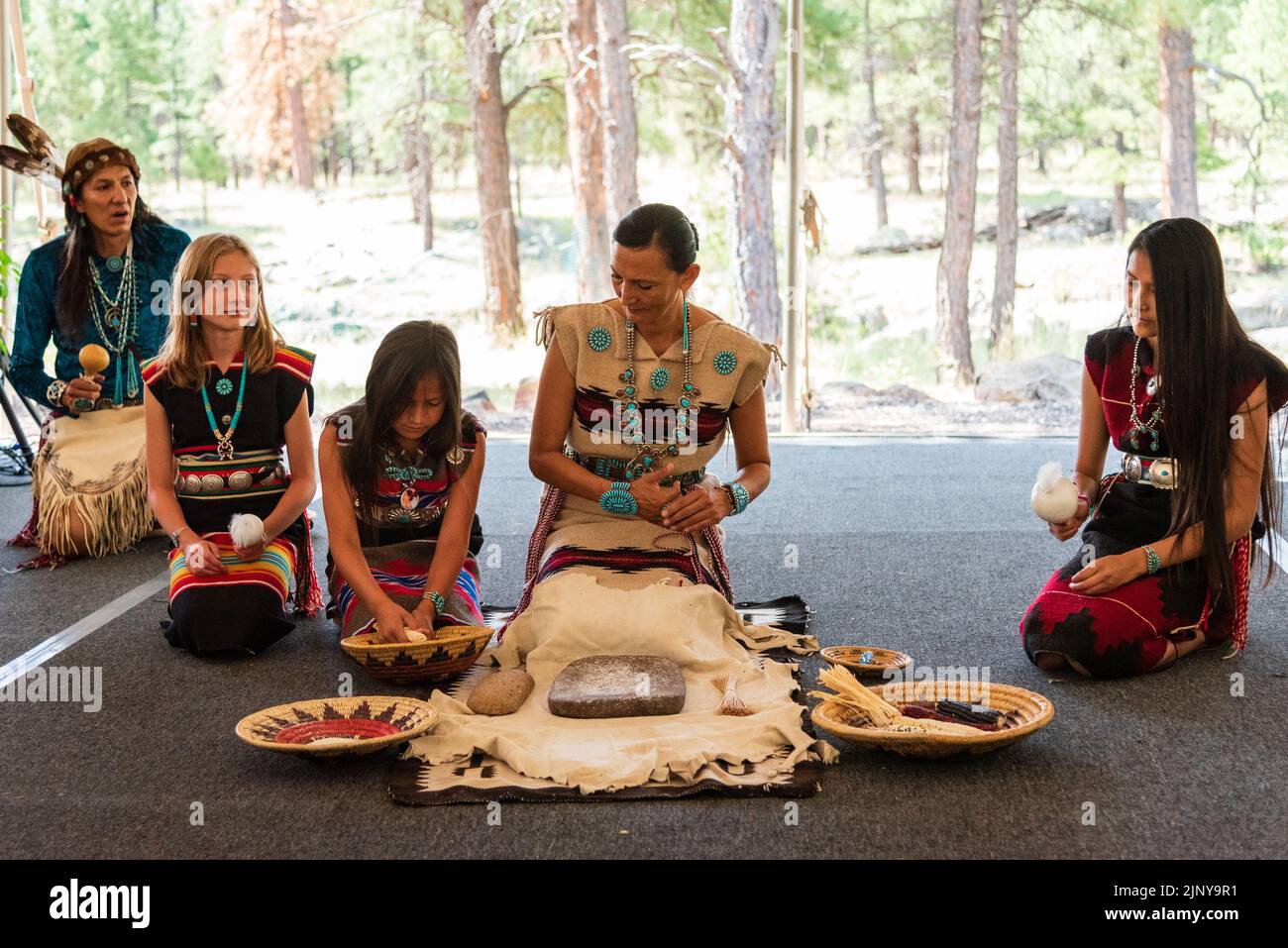 Jones Benally Family performing at the 70th Annual Navajo Festival of ...
