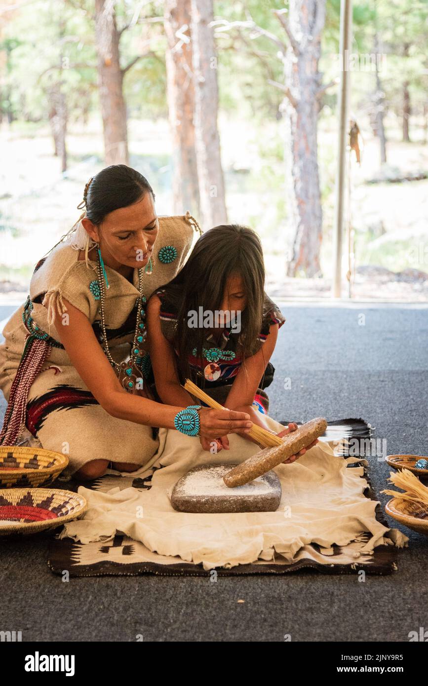 Jones Benally Family performing at the 70th Annual Navajo Festival of ...