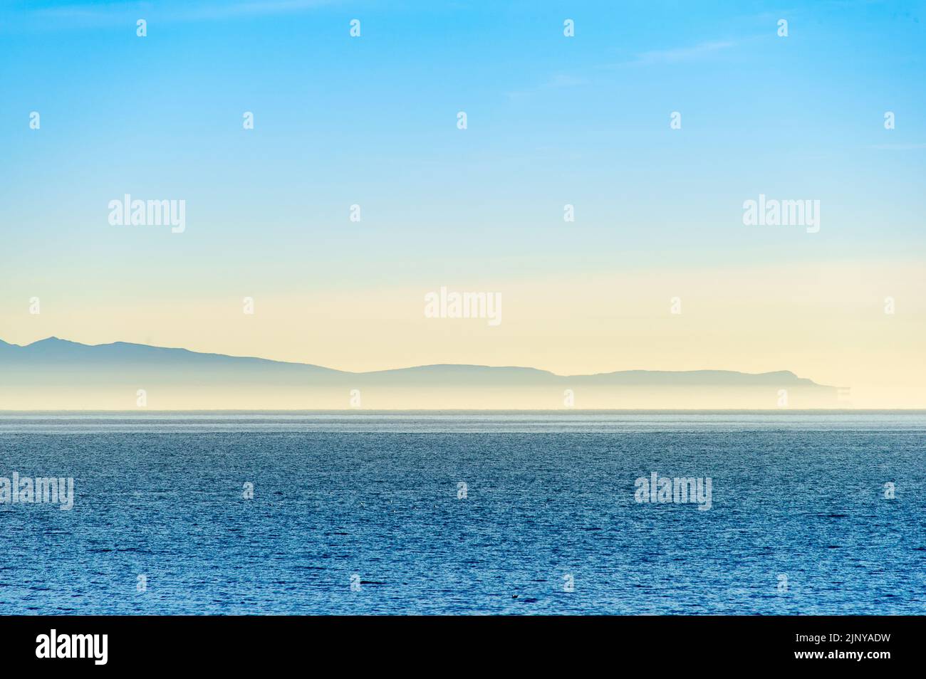 Mist-shrouded Santa Cruz Island near Santa Barbara, USA Stock Photo - Alamy