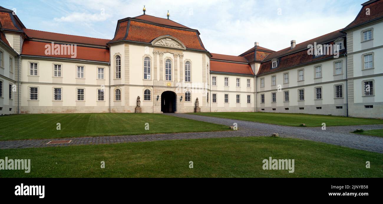 Schloss Fasanerie, palace complex from the 1700s, near Fulda, main ...