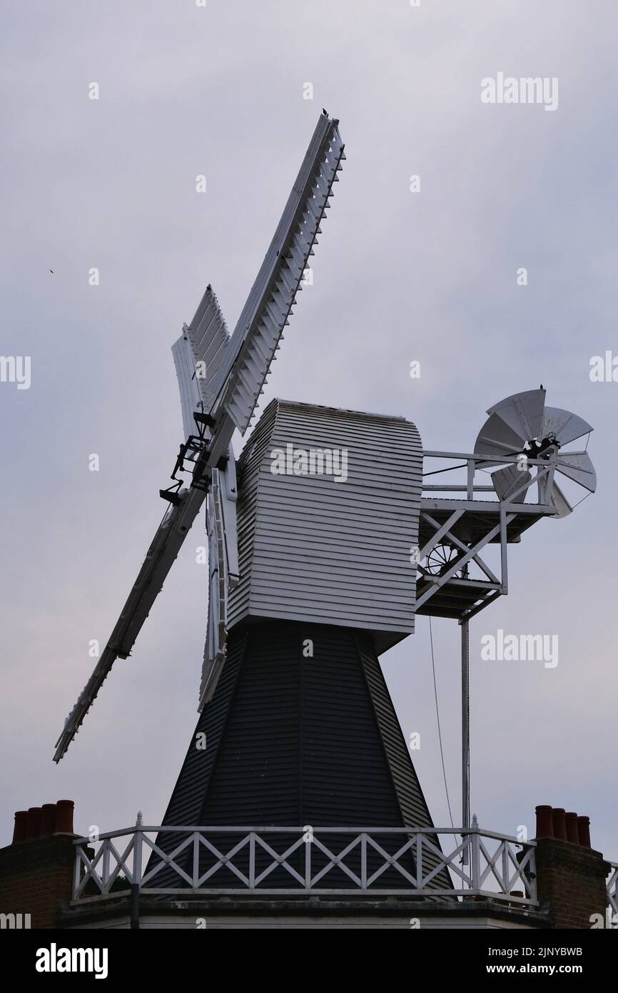 windmill on Wimbledon Common Stock Photo - Alamy