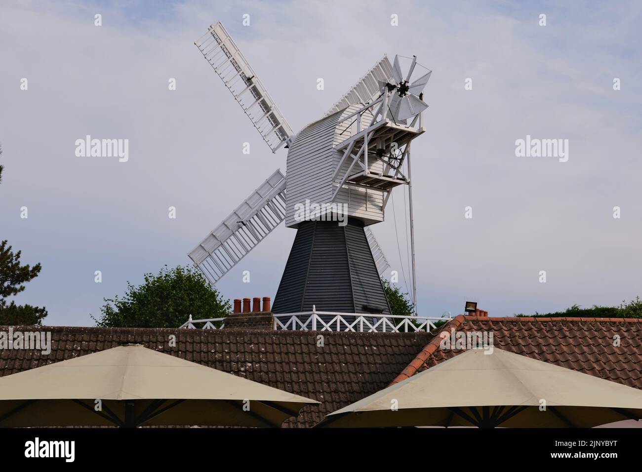 Windmill on Wimbledon Common photographed in August 2022 Stock Photo ...