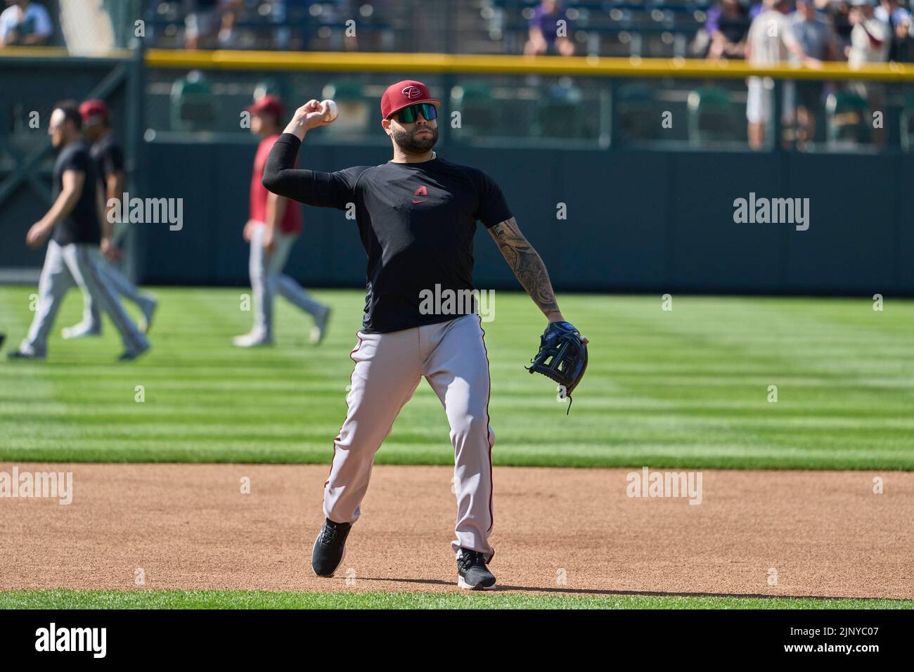 August 13 2022: Arizona designated hitter Emmanuel Rivera (15) during ...