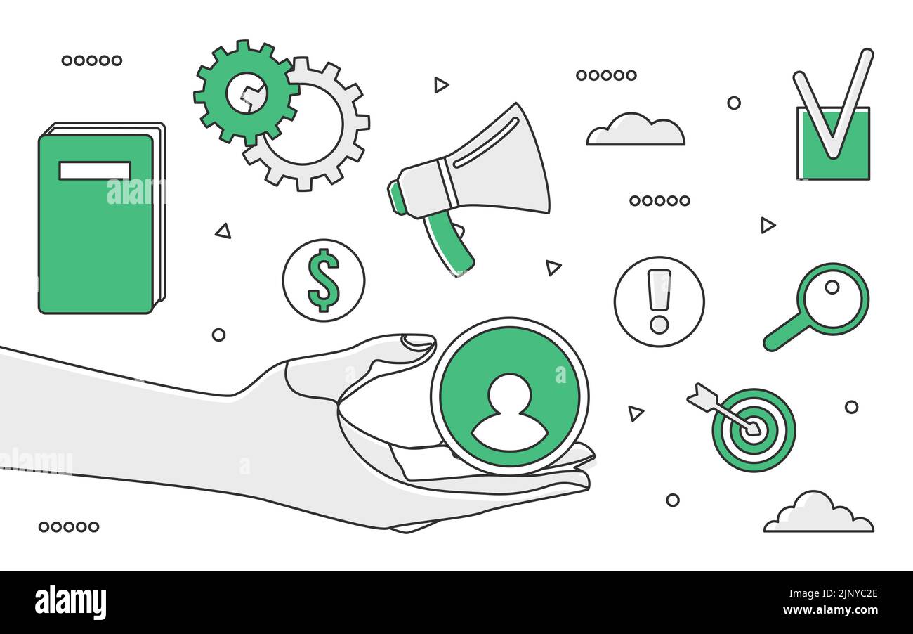 Alert attention signs. Warning campaign, important reminder and ...