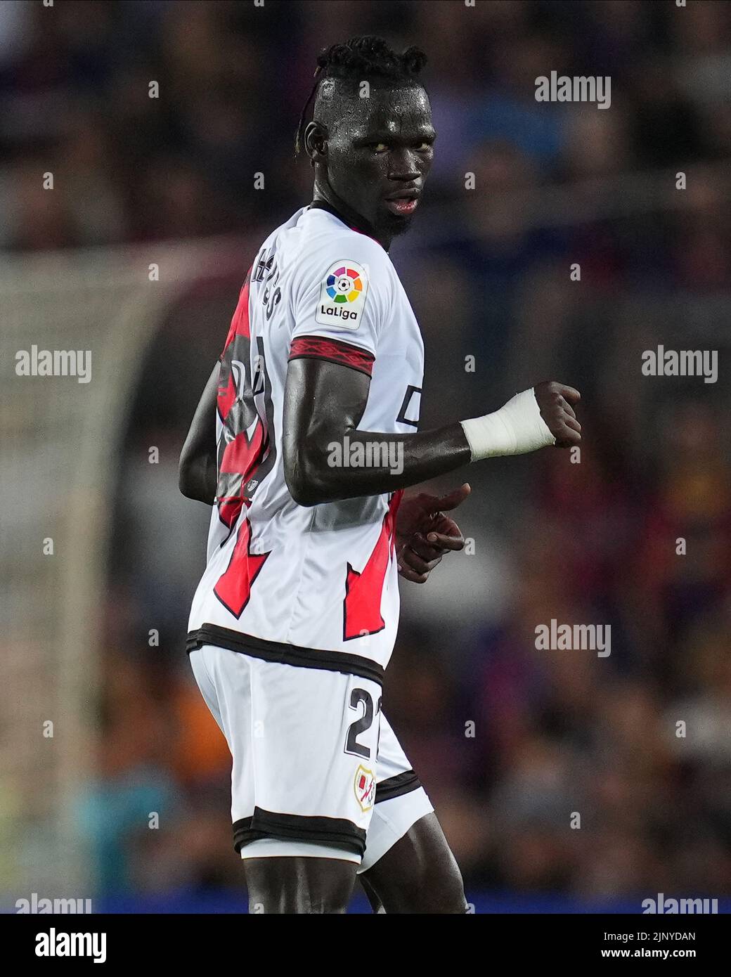 Pathe Ciss of Rayo Vallecano during the La Liga match between FC ...