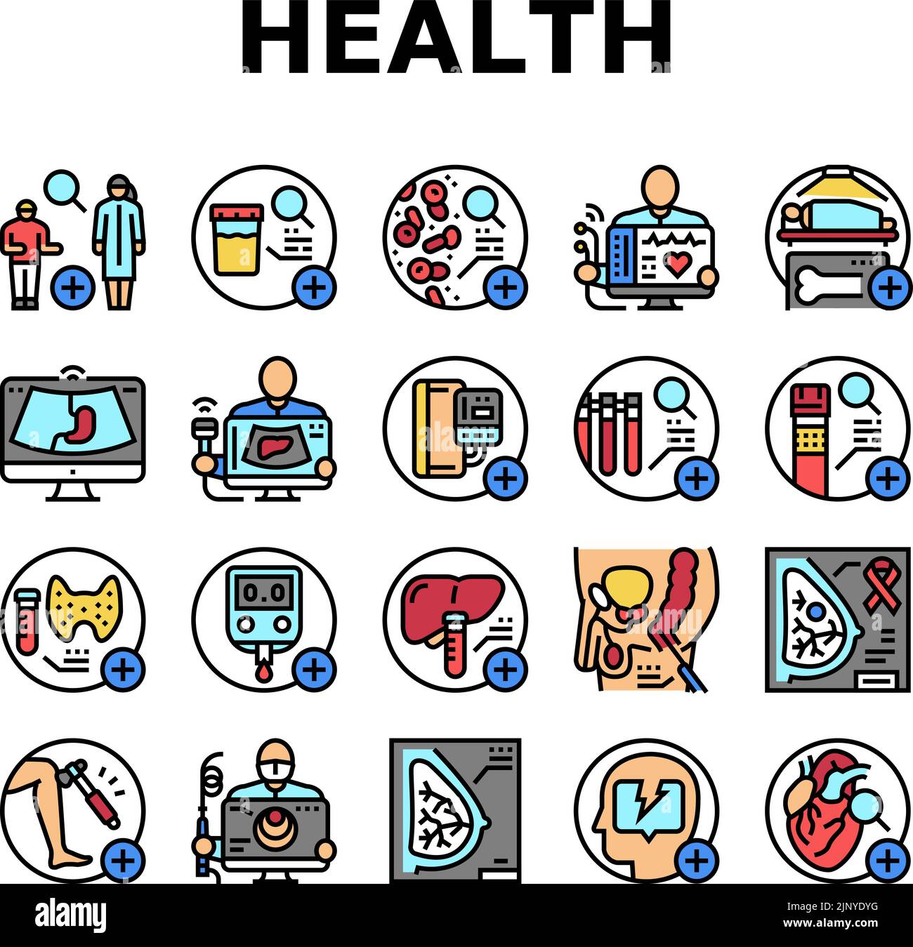 health check medical doctor icons set vector Stock Vector Image & Art ... health check medical doctor icons set vector Stock Vector Image & Art ...