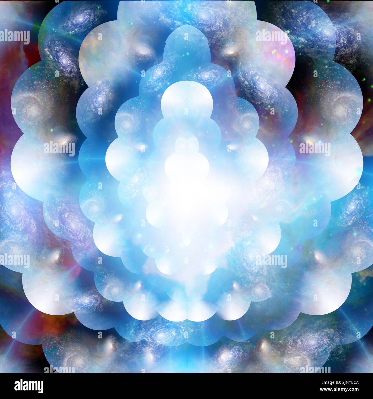 Light in multiverse. 3D rendering Stock Photo - Alamy