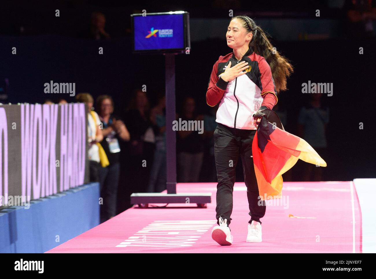 Munich, Germany. 14th Aug, 2022. European Championships, gymnastics ...