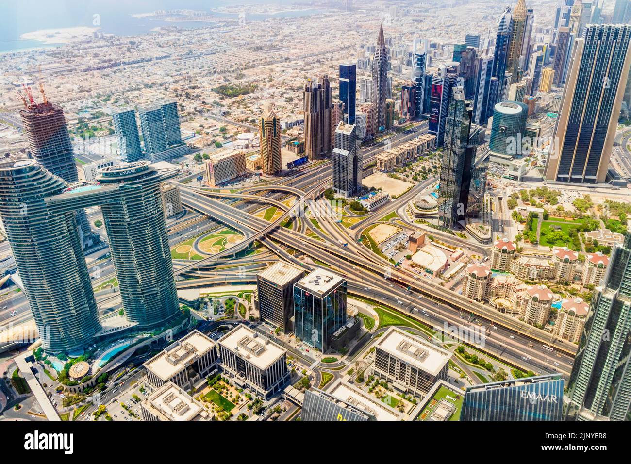 Dubai main modern hotel view hi-res stock photography and images - Alamy