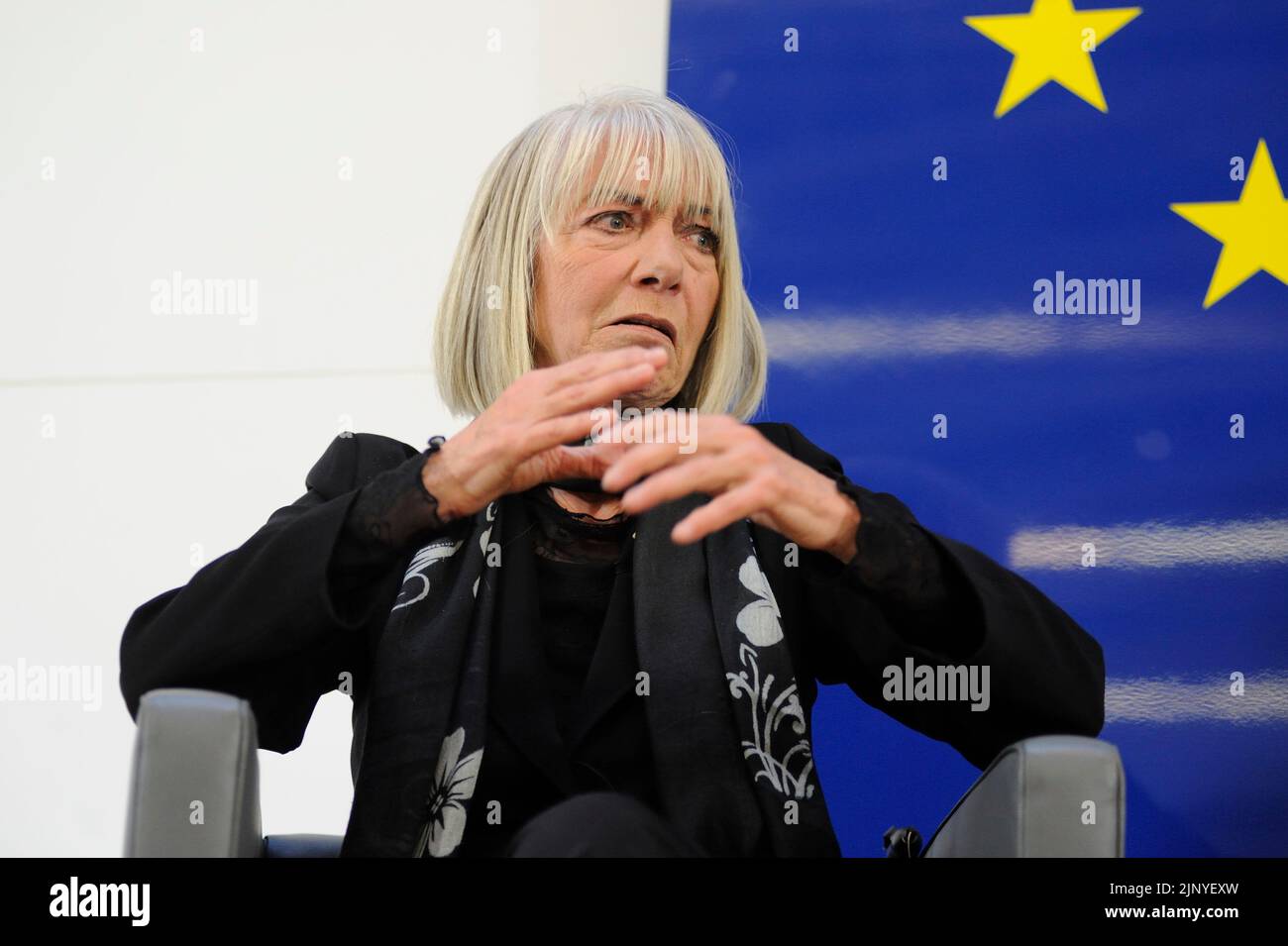 Vienna, Austria. April 14, 2015. The Austrian actress Erika Pluhar in ...