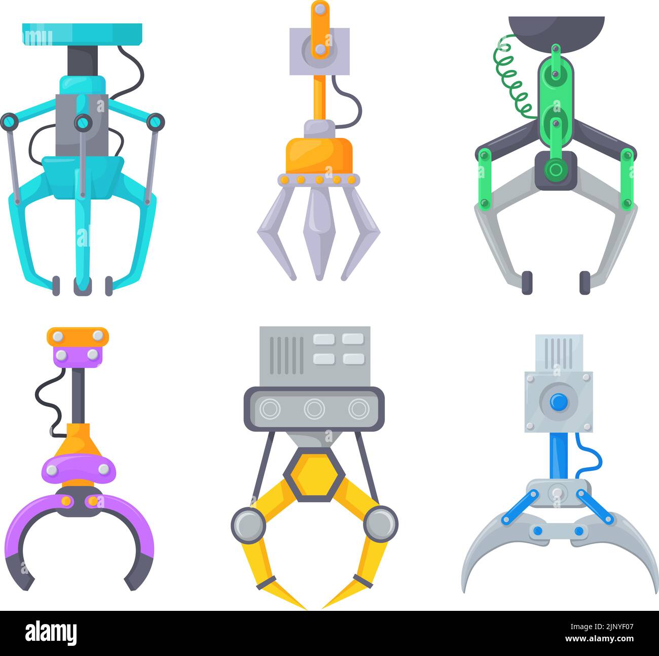 Mechanical claw toy. Grabbing machine tool robotic grabber or ...