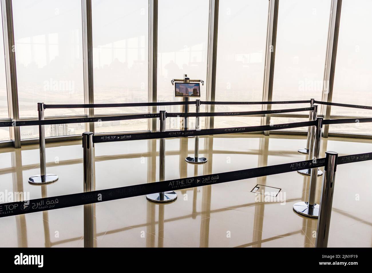 Dubai, UAE - 07.18.2021 - The highest observation deck in world. 125th ...