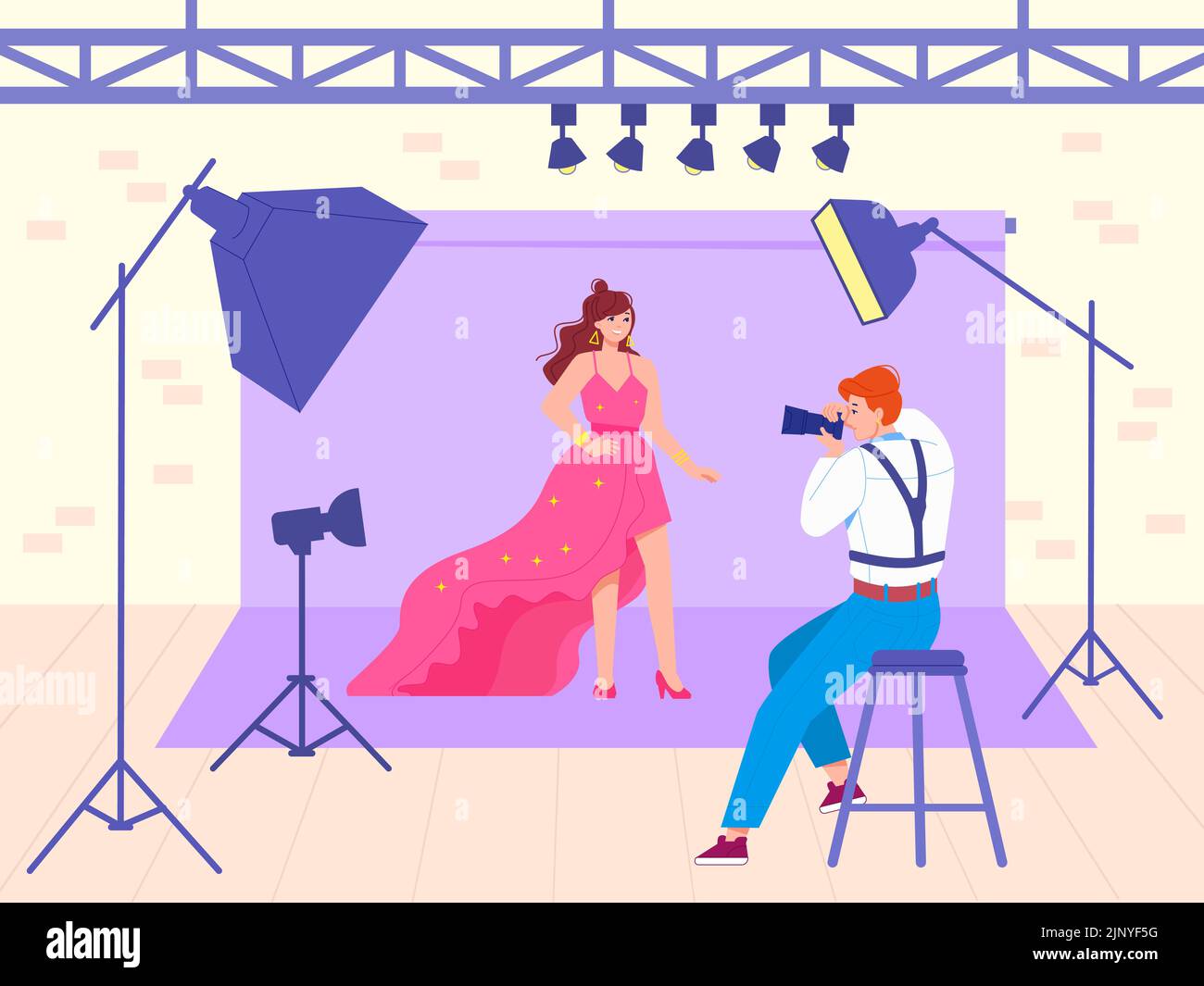 Concept photograph female model in Stock Vector Images - Alamy