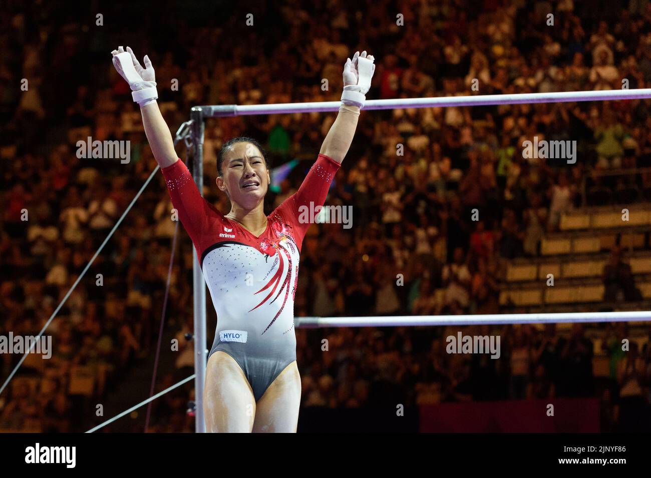 Munich, Germany. 14th Aug, 2022. European Championships, gymnastics, final, women, Olympic Hall ...