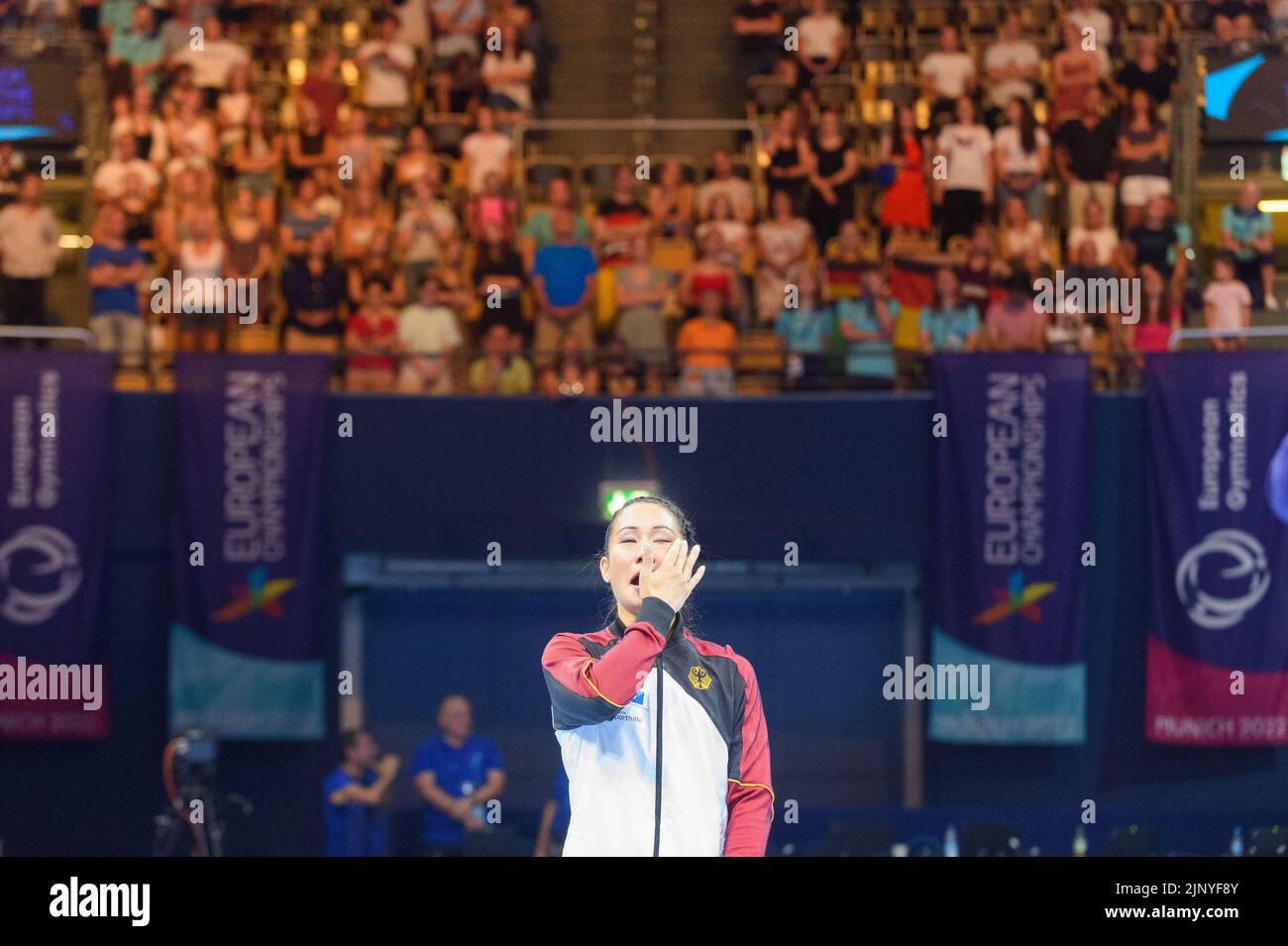 Munich, Germany. 14th Aug, 2022. European Championships, gymnastics ...